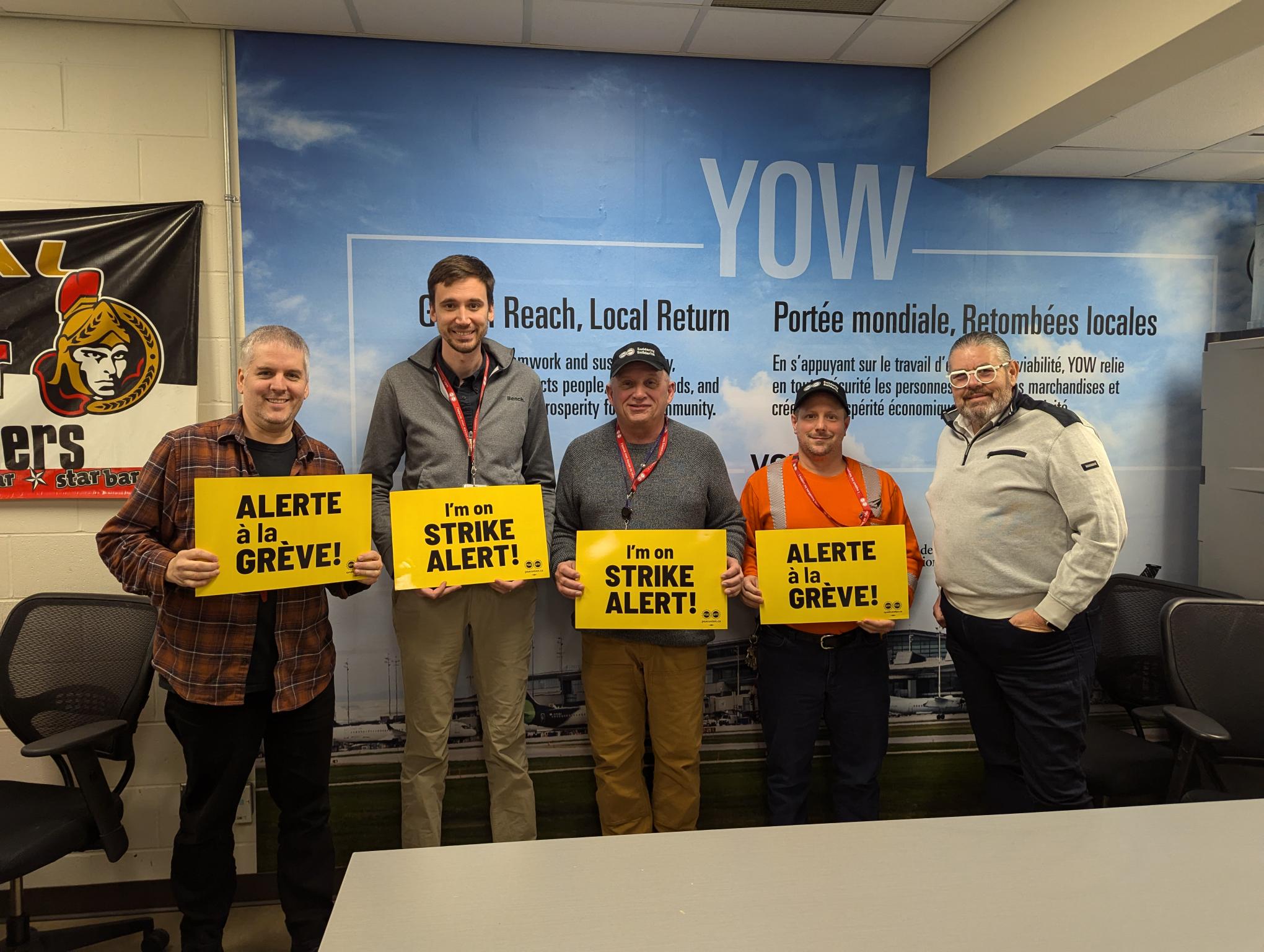 Workers at Ottawa Airport reach tentative agreement – PSAC NCR